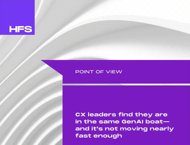 HFS Report: Benefits of Gen AI for Customer Experience